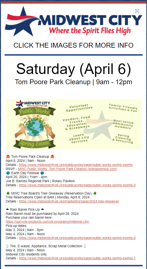 April 2024 Midwest City Newsletter | Midwest City Oklahoma