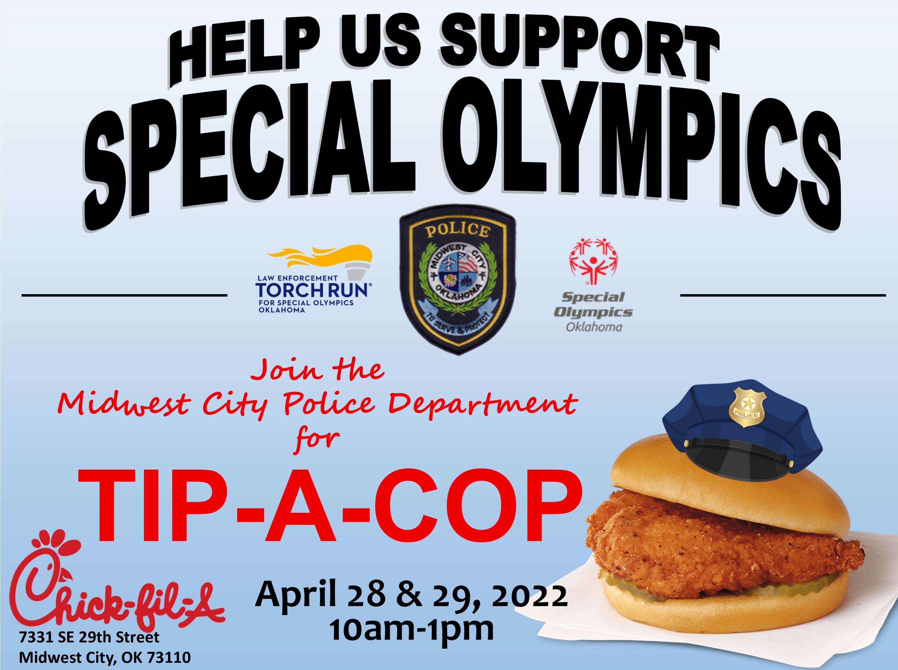 TIP A COP for Special Olympics Oklahoma | Midwest City Oklahoma