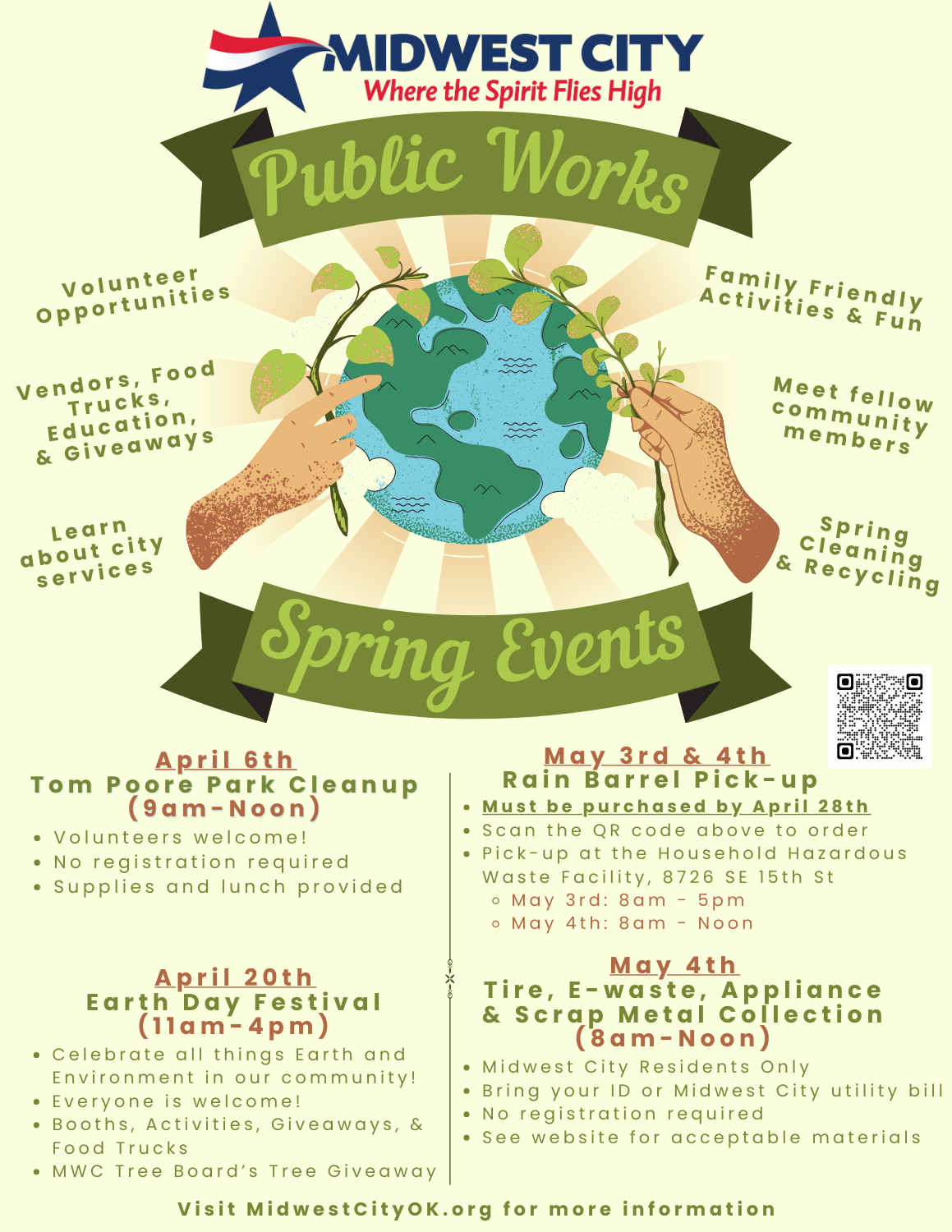 Public Works Spring Events | Midwest City Oklahoma